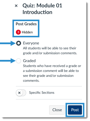 Quick Tip: Grade Posting Policy | Regional Campuses